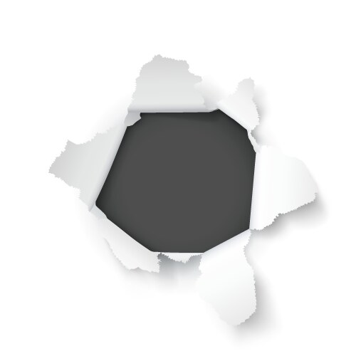 Torn Paper Hole (7583885) – Royalty-Free Vector | VectorStock
