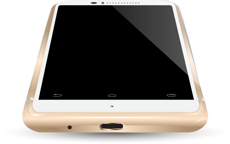 Cartoon image of cellphone icon smartphone Vector Image