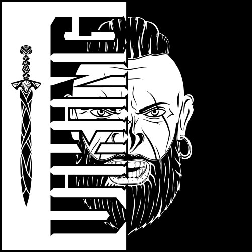 Scandinavian viking design knot Royalty Free Vector Image