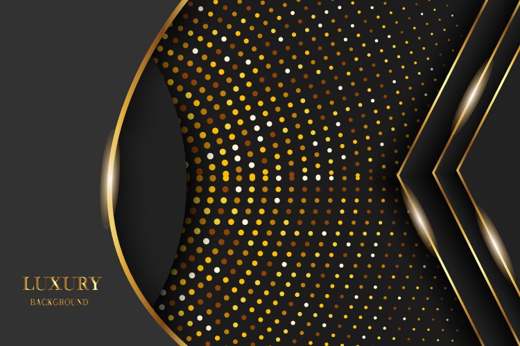 Luxury golden grey background Royalty Free Vector Image