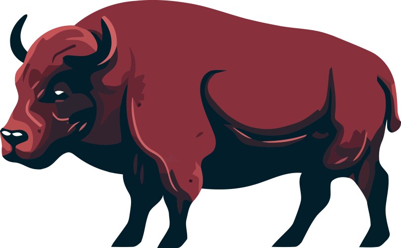 Standing Buffalo Vector Images (over 1,600)