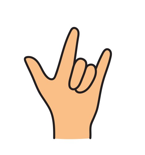 I Love You Sign Language Vector Images (over 260)