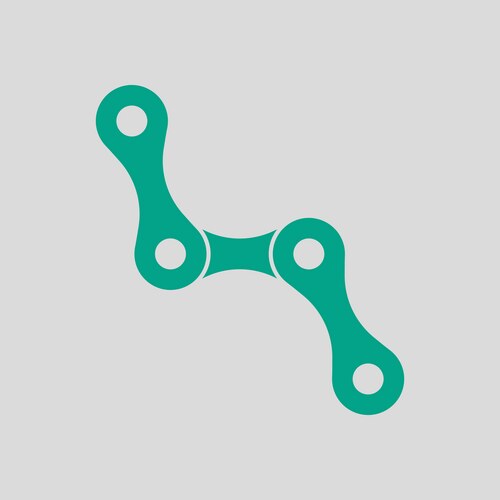 Symbol chain Royalty Free Vector Image - VectorStock
