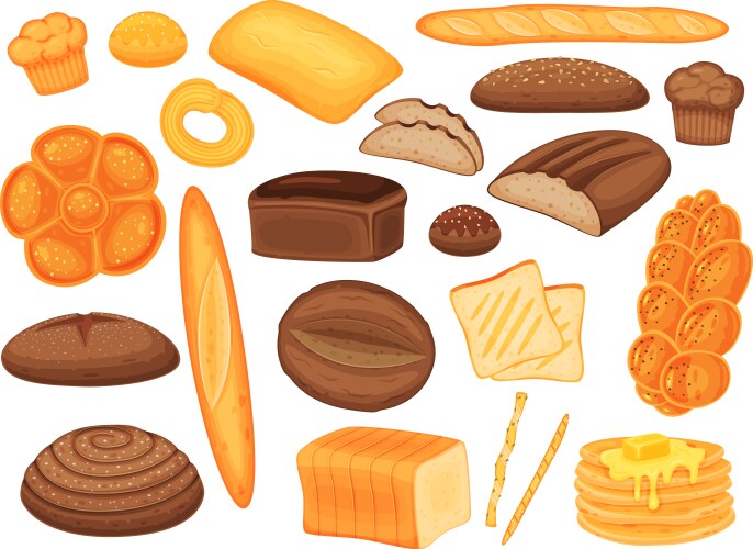 Bread Cartoon Vector Images (over 63,000)