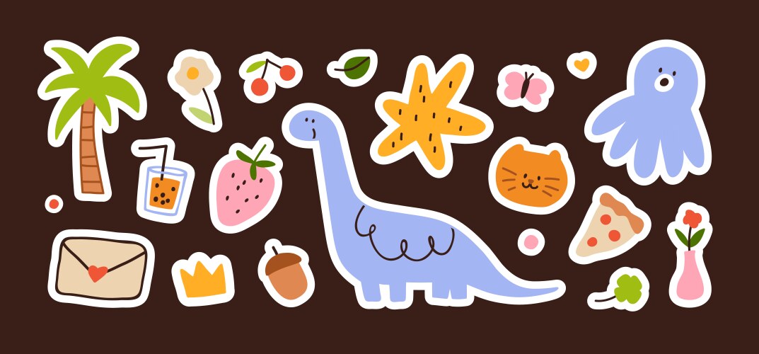 Kawaii Doodle Vector Images (over 54,000)