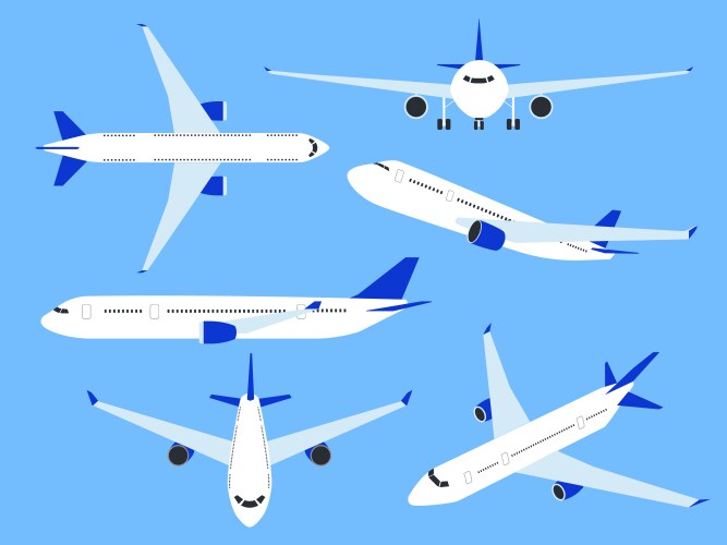 Airplane Top View Vector Images (over 2,900)
