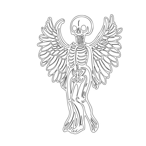 Skeleton Wings Vector Images (over 3,700)