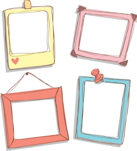 Cute frame Royalty Free Vector Image - VectorStock