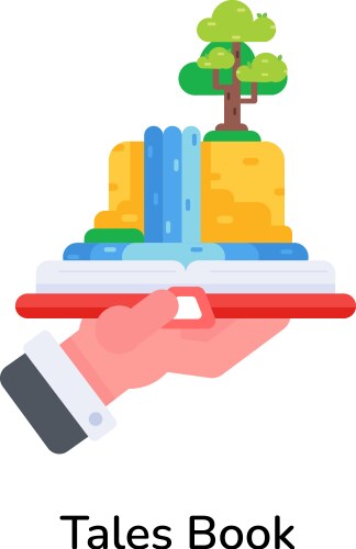 Story book Royalty Free Vector Image - VectorStock