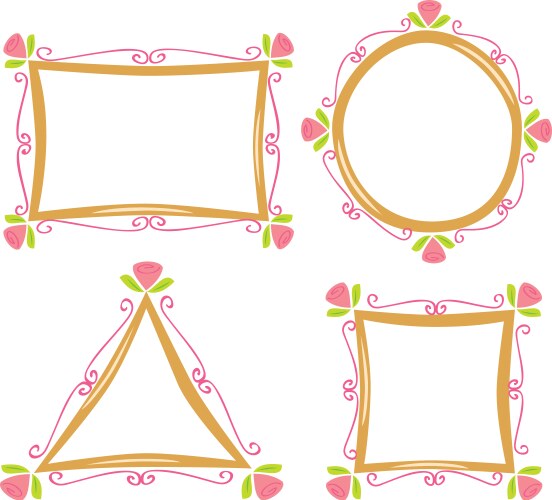 Cute frame Royalty Free Vector Image - VectorStock