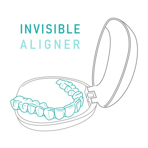 Orthodontic silicone trainer invisible braces Vector Image