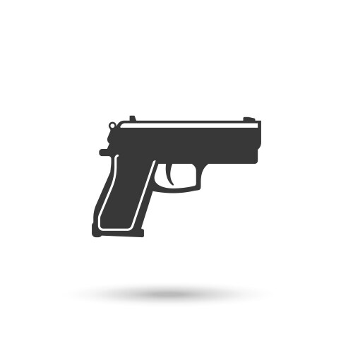 Luger p08 parabellum retro pistol Royalty Free Vector Image