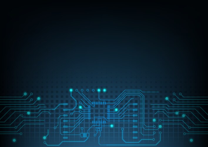 Abstract design technology theme background Vector Image