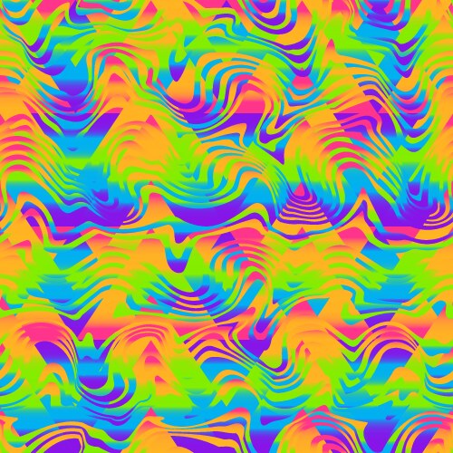 Psychedelic infinity Royalty Free Vector Image
