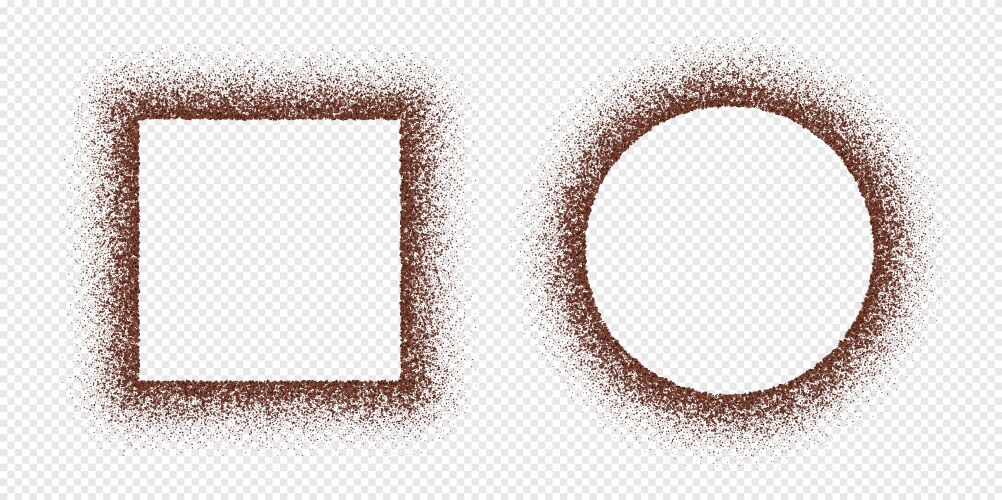 Coffee frame chocolate border ground arabica Vector Image