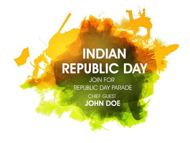 Indian Republic Day Parade Vector Images (over 100)