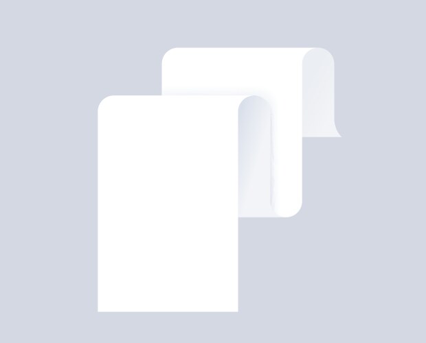 Long paper document Royalty Free Vector Image - VectorStock