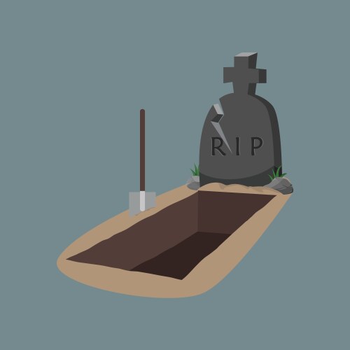 Cartoon Grave Rip Vector Images (over 2,600)