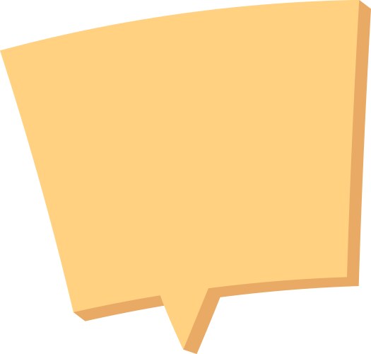 Speech bubble square doodle Royalty Free Vector Image