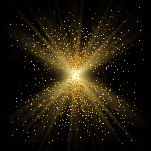 Gold frame beautiful simple black Royalty Free Vector Image