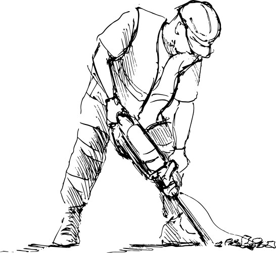 Construction Worker Sketch Vector Images (over 4,300)