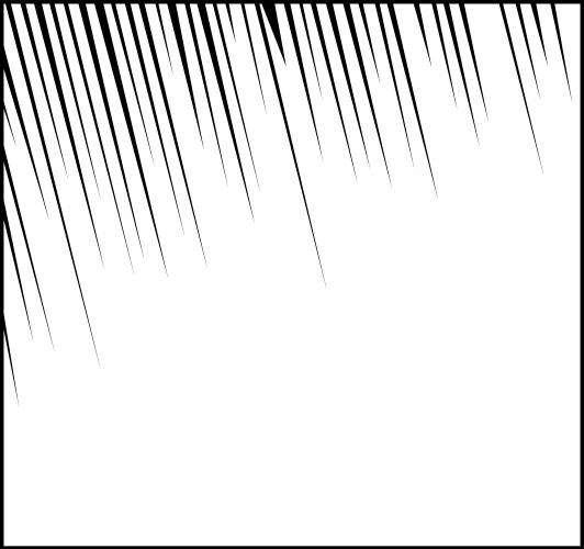 Manga speed lines effect background Royalty Free Vector