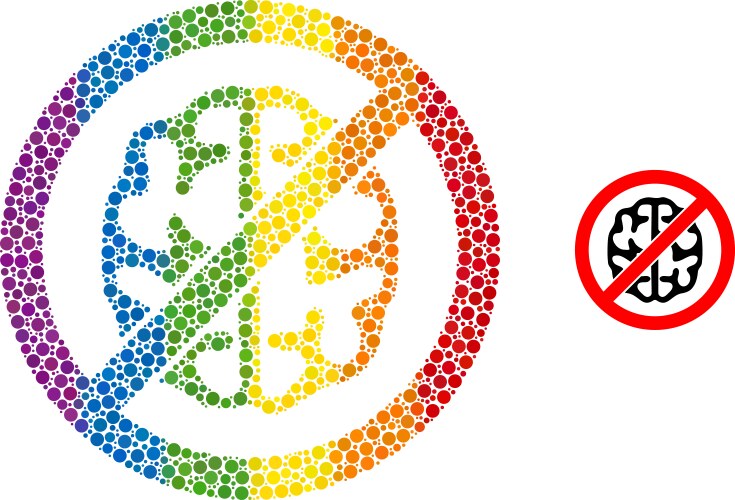 Brainless icon Royalty Free Vector Image - VectorStock