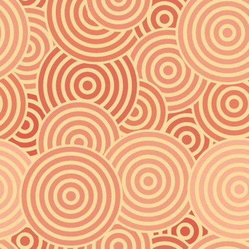 Circles contour orange Royalty Free Vector Image