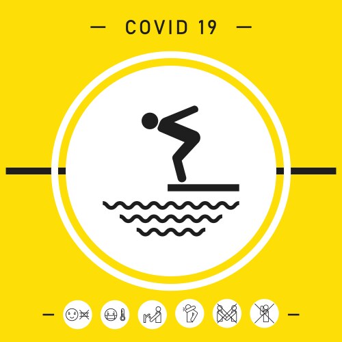 Springboard dive Vector Images & Graphics for Commercial Use | VectorStock