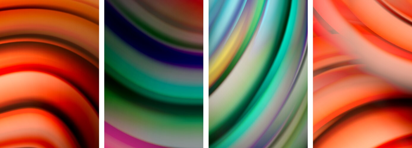 Blurred color line backgrounds Royalty Free Vector Image