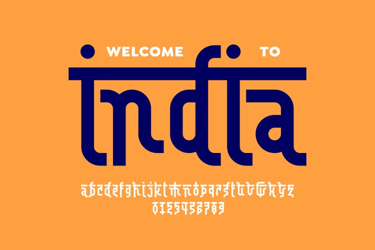 Indian Font Vector Images (über 4,700)