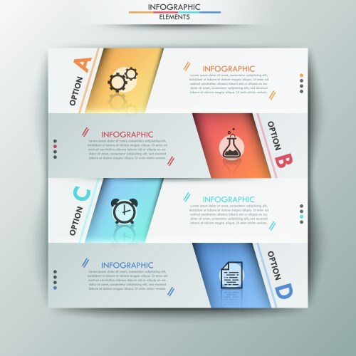 Callout headers infographics Royalty Free Vector Image