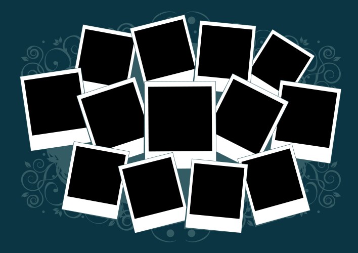 Polaroid Frame Collage Vector Images (over 160)