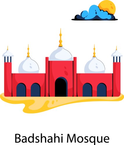 Badshahi Mosque Architecture Vector Images (over 110)