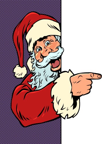 Frame with santa claus theme 3 Royalty Free Vector Image