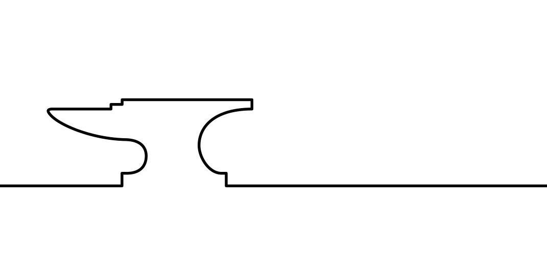 Anvil icon anvils for blacksmith forge sign Vector Image