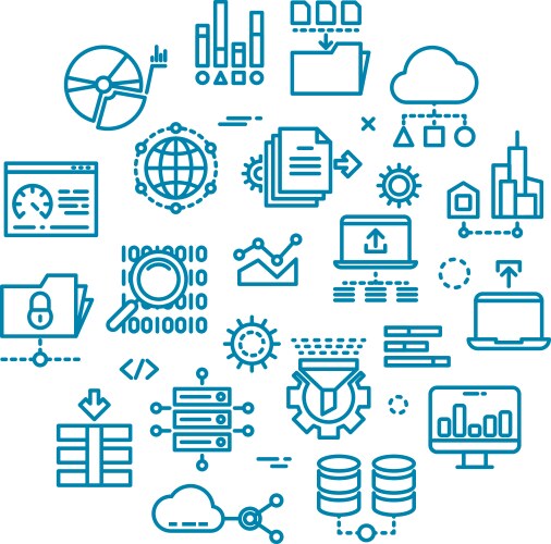 Computer Outline Vector Images (over 540,000)