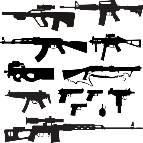 Gun Outline Vector Images (over 50,000)