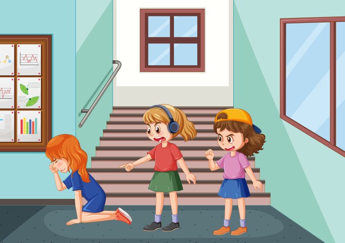 Big set of cartoon school clipart Royalty Free Vector Image