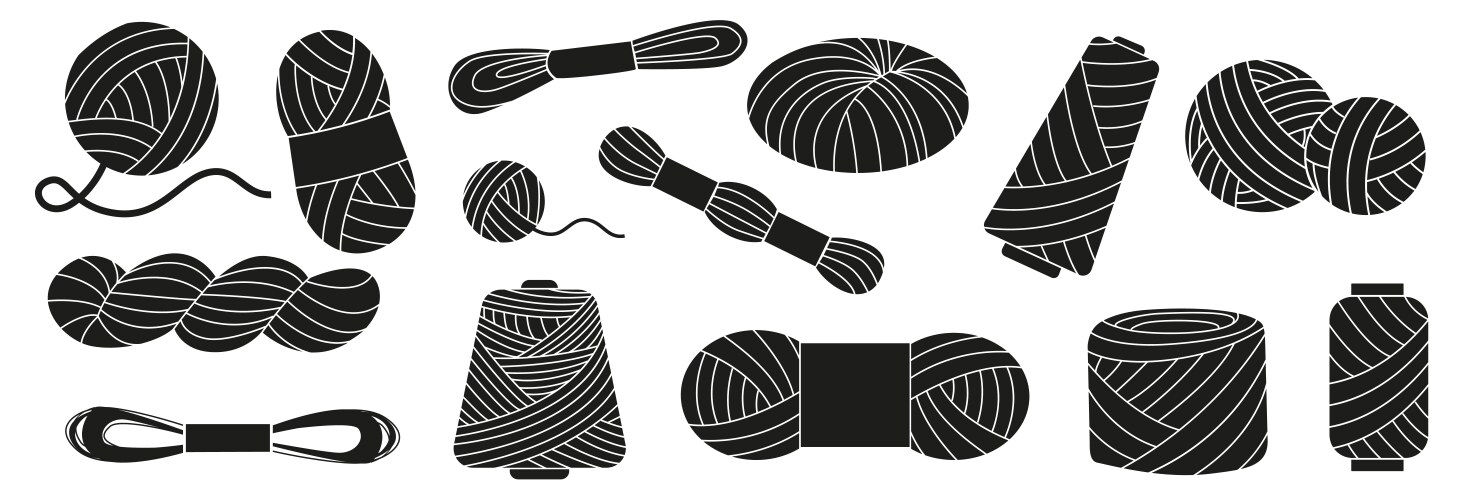 Winter knit clothes handmade wool clothing Vector Image