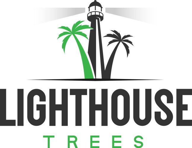 Lighthouse logo Royalty Free Vector Image - VectorStock