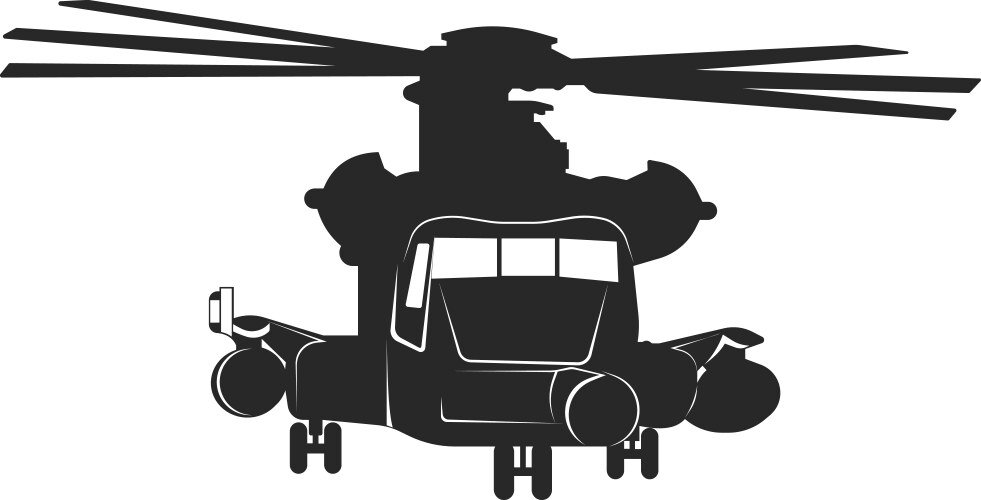 Black hawk helicopter Vector Images & Graphics for Commercial Use ...