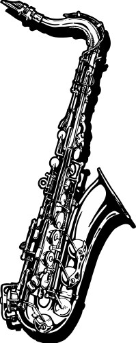 Saxophone Drawing Vector Images (over 2,900)