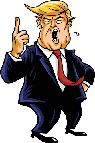 Cartoon trump Vector Images & Graphics for Commercial Use | VectorStock