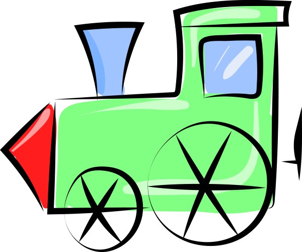 Cartoon Train Coloring Vector Images (over 30,000)