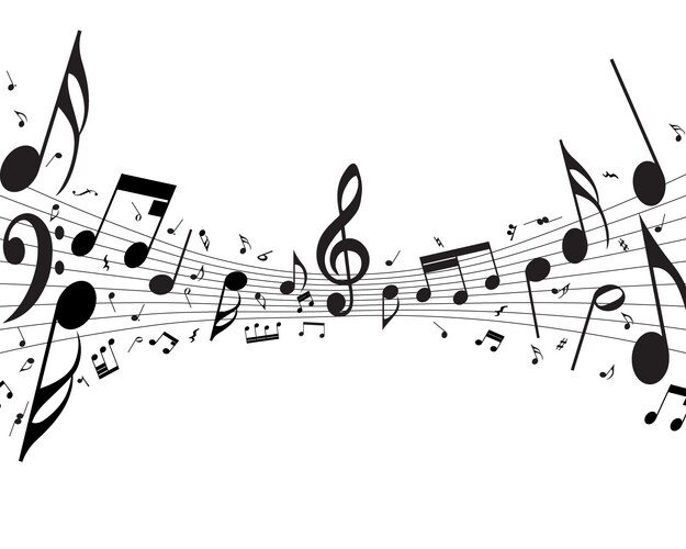 Musical notes Royalty Free Vector Image - VectorStock