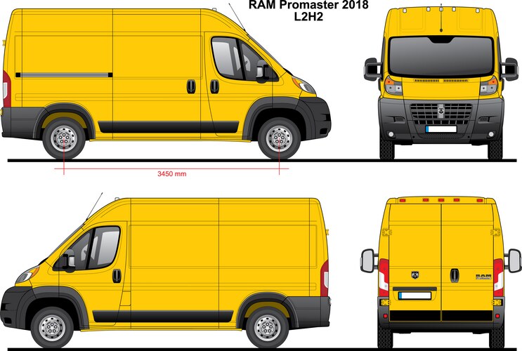 Ram Promaster Van Vector Images (36)