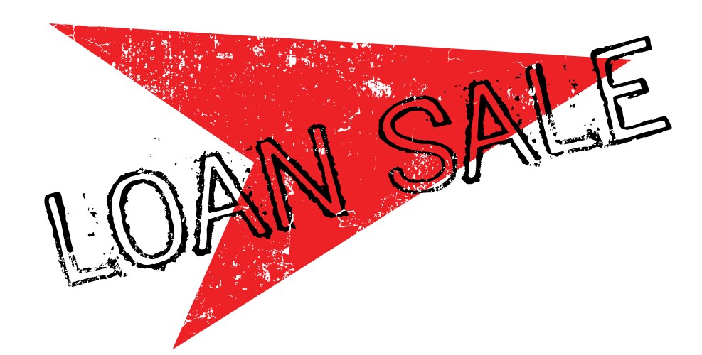 Loan sale rubber stamp Royalty Free Vector Image