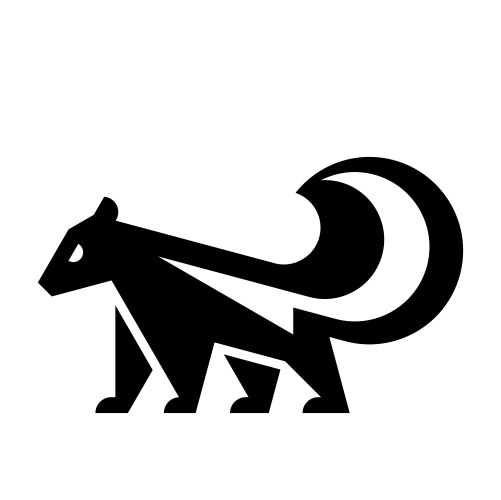 Skunk logo Royalty Free Vector Image - VectorStock