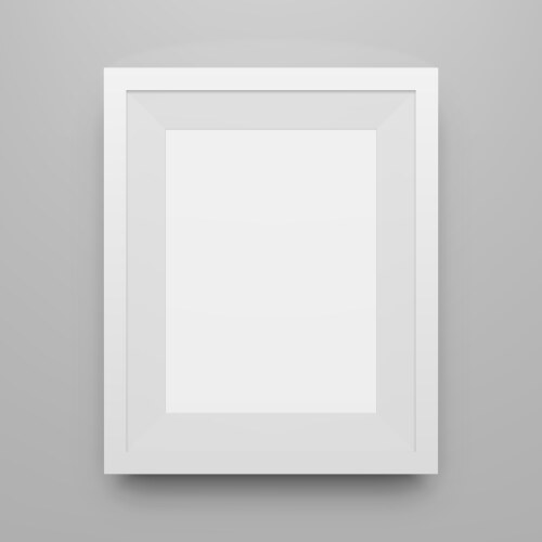 Decorative border and frame template in square Vector Image